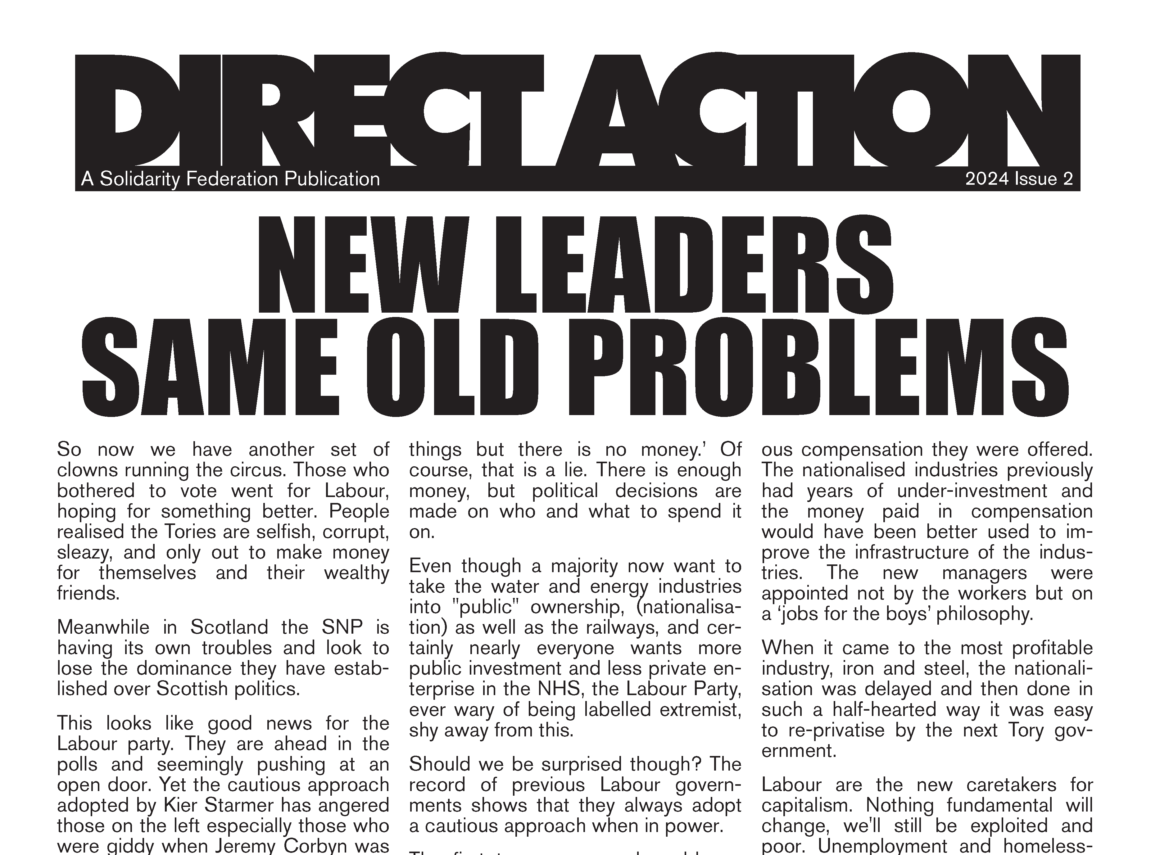 Direct Action - 2, 2024 | libcom.org